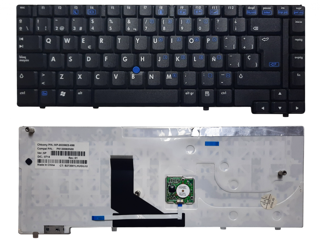 TECLADO HP ELITEBOOK 6910P EN ESPAÑOL - jorgecorrea.com.uy
